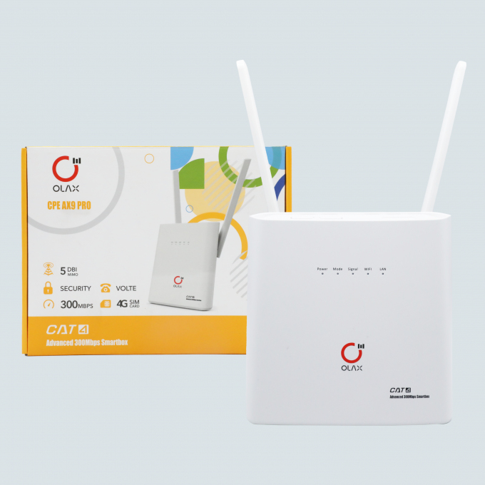 OLAX Ax9 Pro Wifi Router 300mbps Hotspot Modem with Sim Card Slot plus ...