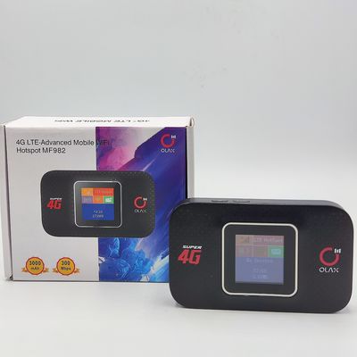 OLAX MF982 Black Portable Wifi Hotspot 3000mah Pocket Wifi With Sim ...