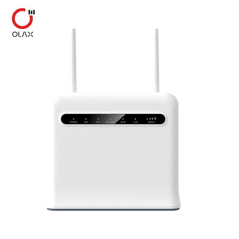 OLAX CAT6 wifi 6 wireless bypass 300mbps 4000mAh battery 4G CPE modem ...