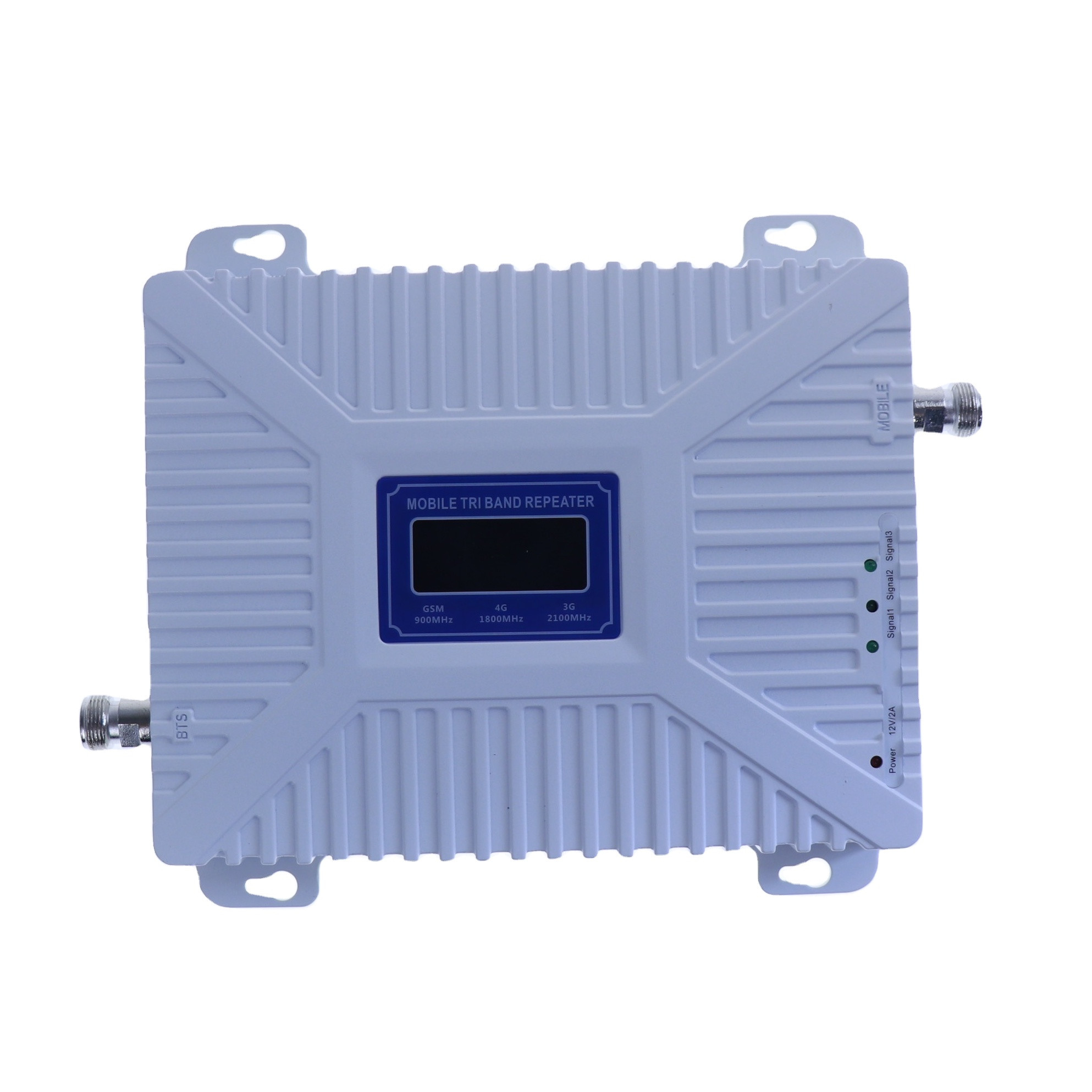 Signal Booster 900/1800/2100mhz Factory price high power 70db amplifier 2G/3G/4G tri band mobile ...