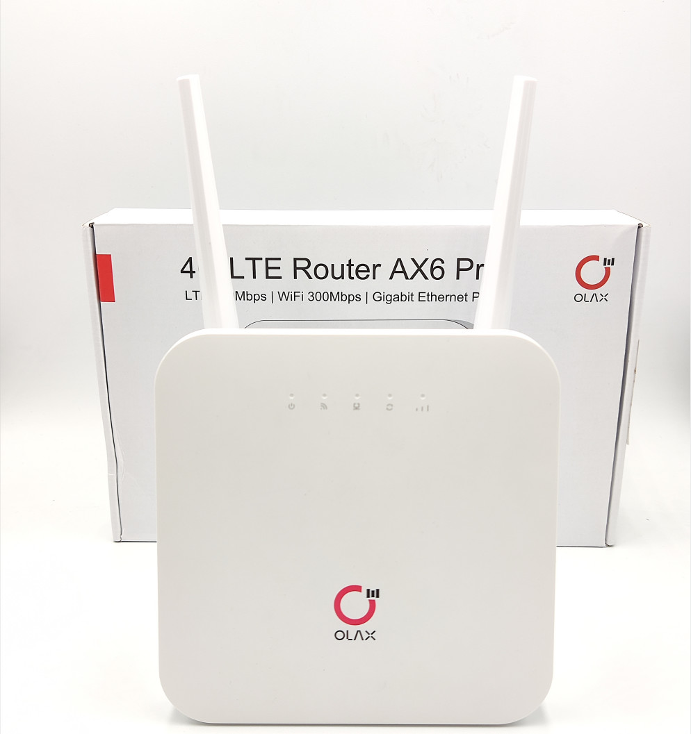 Home Olax Ax6 Pro 300Mbps Cat4 4000mah Wireless 4G LTE CPE Wifi Router