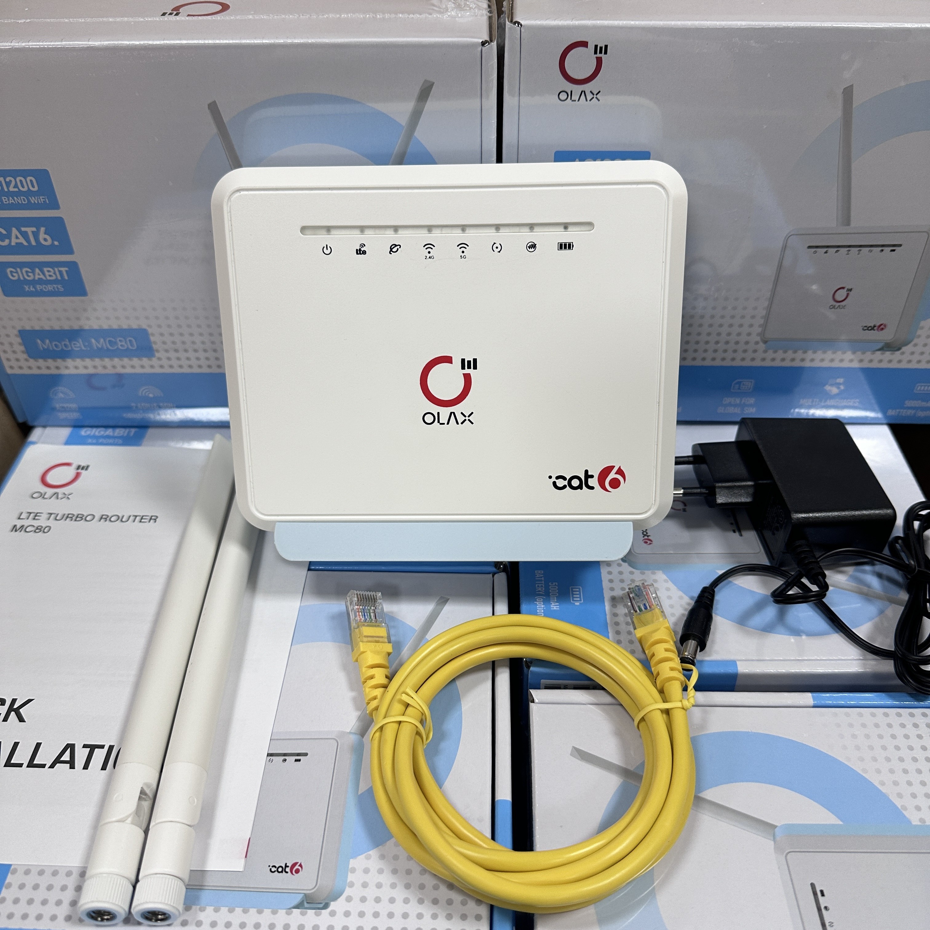 OLAX MC80 Portable Wifi Routers ABS Material Portable Design for ...