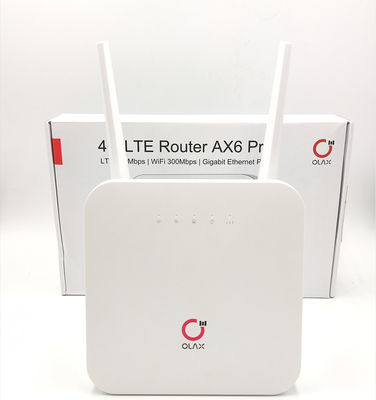 Olax AX6 Pro 4g CPE Wifi Router White Outdoor LTE CPE Cat4 300mbps