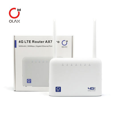 OLAX AX7 PRO Wifi Wireless Router 3G 4G LTE CPE 300mbps 5000mAh Power Wifi Router Modem With Sim ...