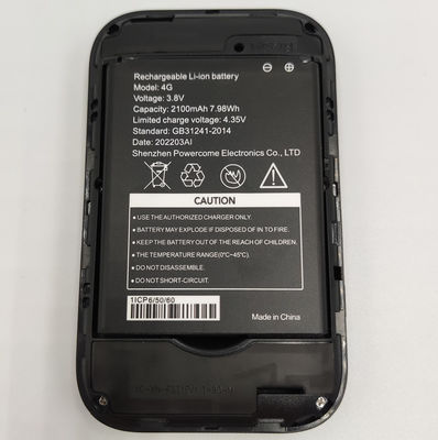 Rechargeable Lithium Battery 2100mah for 4G Mobile Wifi Routers OLAX ...