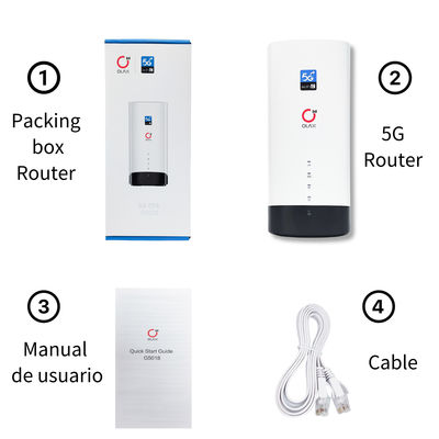 Olax 4G 5G CPE G5018 Dual Bands Enterprise 1200Mbps 5g Wifi Router with ...