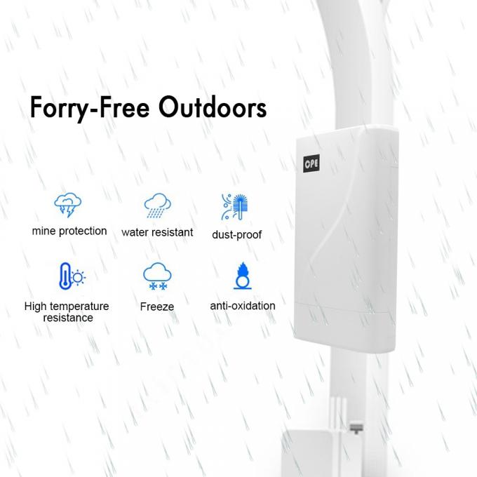 Wireless 4G CPE Outdoor Wifi Router IP66 Waterproof POE Adapter