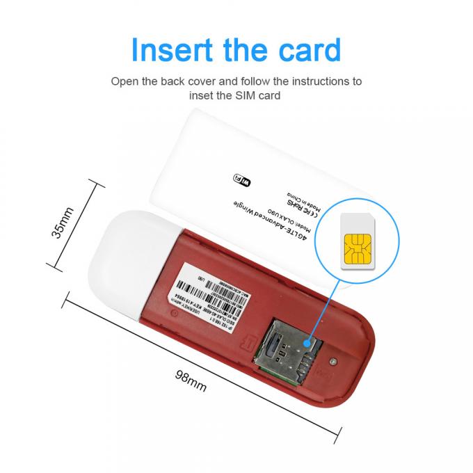 Portable 4g Lte Usb Unlocked Wifi Dongle For All Sim Support 150Mbps 2.4GHz